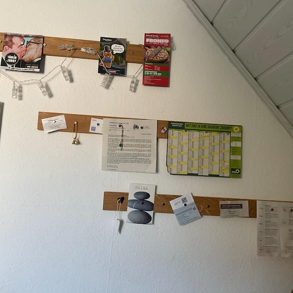 Magnetic Picture Rail Made of Oak Wood. Picture Rail, Magnetic Rail ...