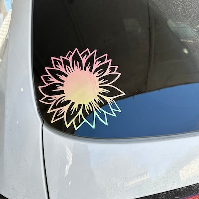 Lotus Sticker, Lotus Decal, Floral Car Window Decal, Lotus Tumbler ...