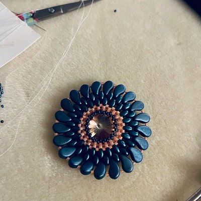 ENG Beaded Waterfall Necklace Tutorial, Pattern Beadweaving Tutorial ...