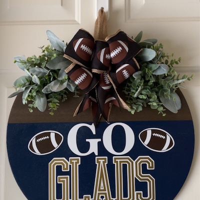 Front Door Decor Football Sign Sports Sign Football Gift Football Door ...