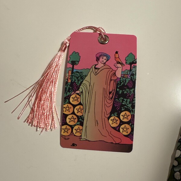 Intuitively Chosen Tarot and Oracle Card Bookmark | Bookish Reader Gift ...