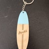 Custom Surfboard Keychain With Engraved Name - Etsy