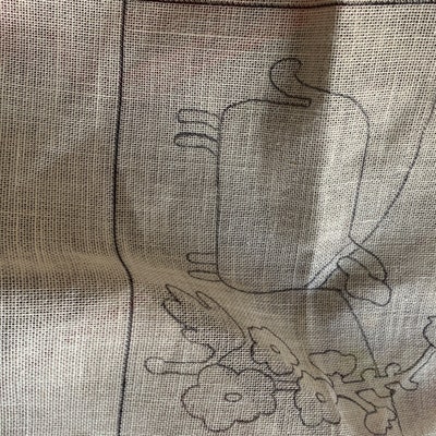 Flower Power Vermont Folk Rugs Rug Hooking Pattern on Linen - Etsy