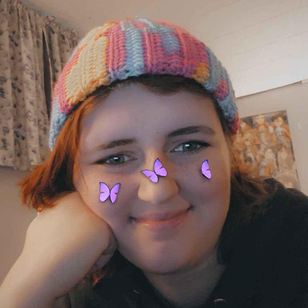 Pastel Rainbow Crochet Handmade Keyboard Desk Mat - Etsy