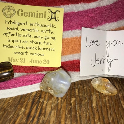 Gemini Gemstone Set Gemini Crystal Set Zodiac Gift for Gemini Gemini ...