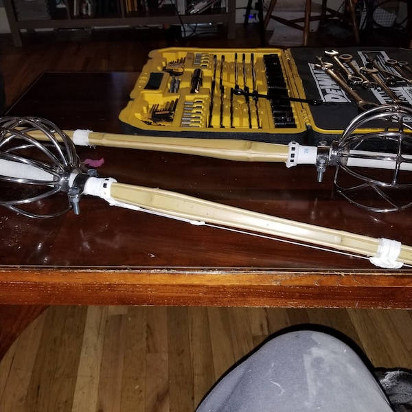 A Single Sturdy Clamp Style Steel Basket Hilt for SCA Rattan Combat ...
