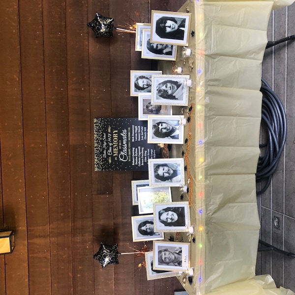 Reunion Memorial Sign in Memory of Classmates Sign Class Reunion ...