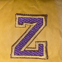 2" Varsity Letter Patch, Any Color Combo, Custom Made! - Etsy
