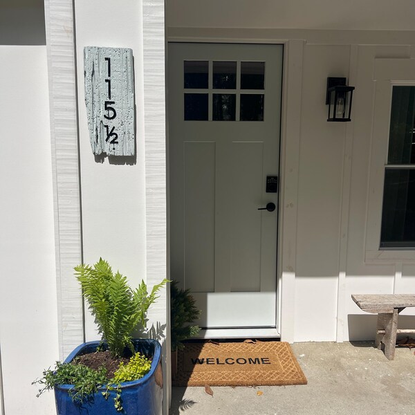 6 Inch Metal House Number - Modern House Number - Metal Address Number ...