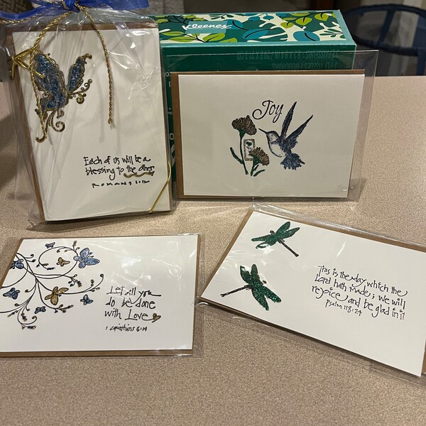 10~ Scripture Blank Note Cards. Inspirational Greeting Cards. Cards Are ...