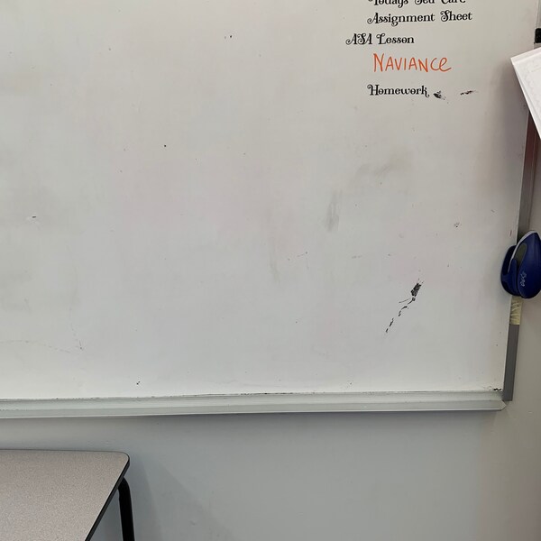 Custom Removable Whiteboard Decal/label for Classroom - Today Is, Lunch ...