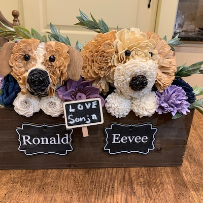 FLOWER DOG Custom Dog Bouquet Puppy Flower Flower Dog - Etsy