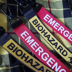 Emergency Key Chain Keyring Luggage Tag Zipper Pull Bag Emergency Key ...