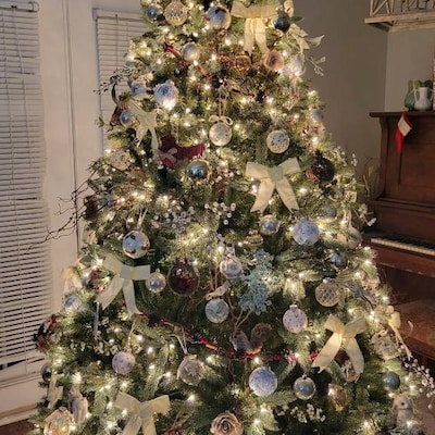 Christmas Tree Topper / Red Truck Tree Topper / Xmas Red Buffalo ...