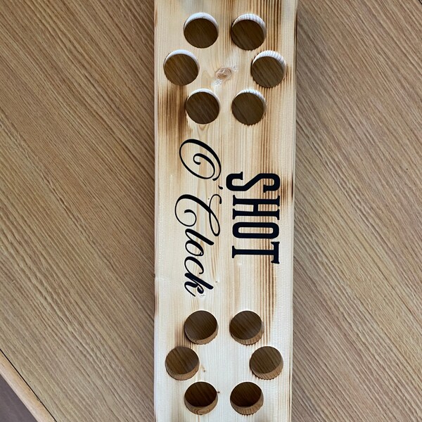 Serving Tray for Shots/personalized Tray/barware/shot Glasses/wooden ...