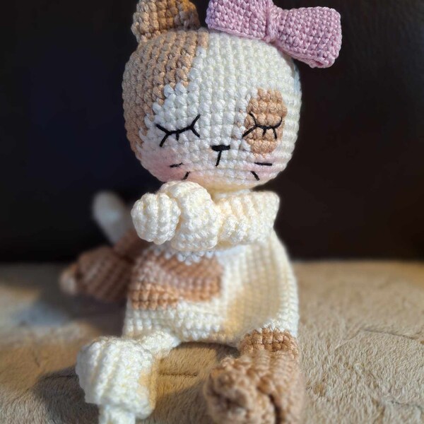 Crochet PATTERN - Millie the Kitty Cuddler - Dou Dou - Soft Toy ...