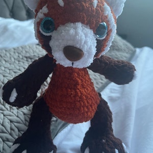 Crochet Red Panda Pattern Amigurumi Red Panda Pattern Panda Diy Toy ...