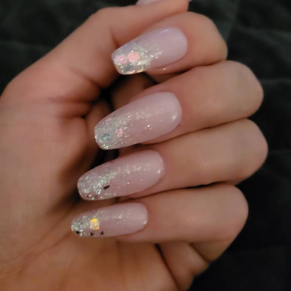 500 Pieces Medium Length Coffin Full Coverage Nail Tips - Etsy