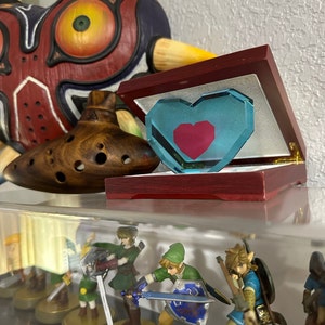 Crystal the Legend of Zelda Piece of Heart From Ocarina of Time and ...