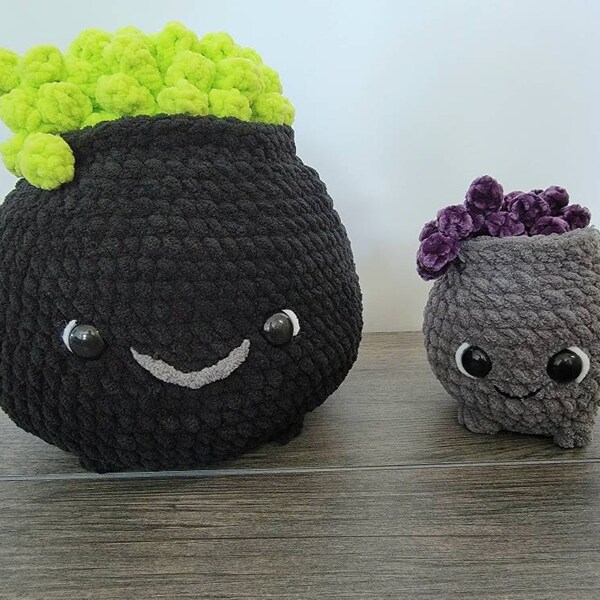 Bundle: Big and Mini Cauldron Crochet Patterns, Big and Mini Fillable ...