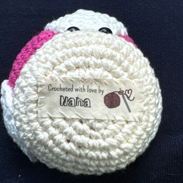 Handmade Labels for Crocheted Items - Small Organic Cotton Tags ...