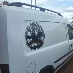 Tiger Head Car Bonnet Side Sticker Vinyl Decal Wall Art Hood Vinyl ...