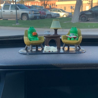 Cute Car Dashboard Decor Mini Frog Cat Ornament Car - Etsy