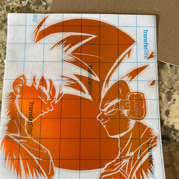 Vinyl Decal Goku Vs Vegeta Stare - Etsy