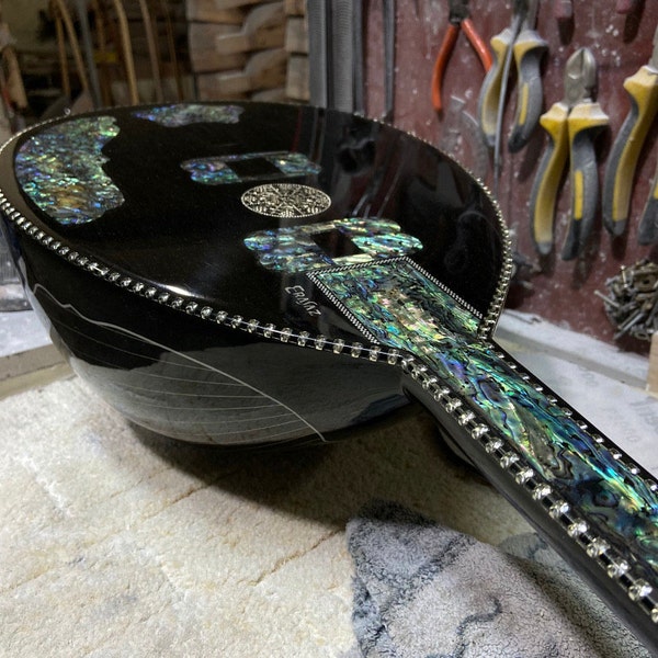 Divan Saz Carved Mulberry, Large Size Precious Saz, Professional DHL ...