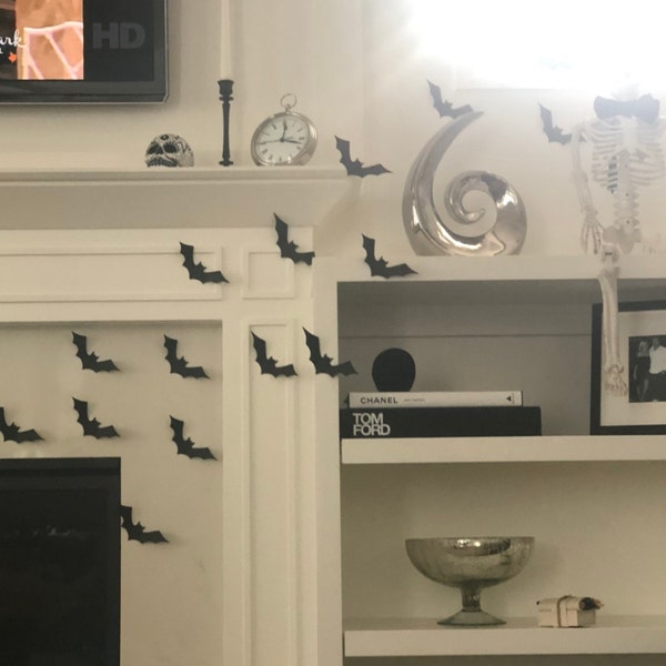 Vinyl Bats Set - 4 Sizes! Use in All Kinds of Decor! Indoor-outdoor ...
