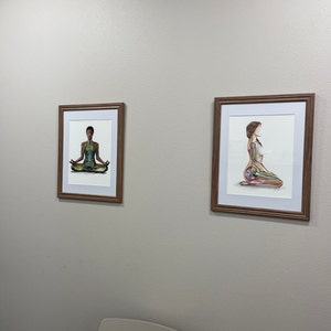 Blue Spine Print Series of 3 Anatomy Art Set 3 Watercolor - Etsy