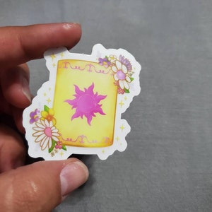 Floral Tangled Lantern Transparent Stickers/ Rapunzel Princess - Etsy