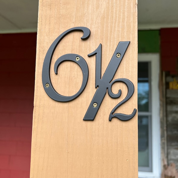 Classic Smooth Spanish Style Address Numbers 4 Inch - Etsy