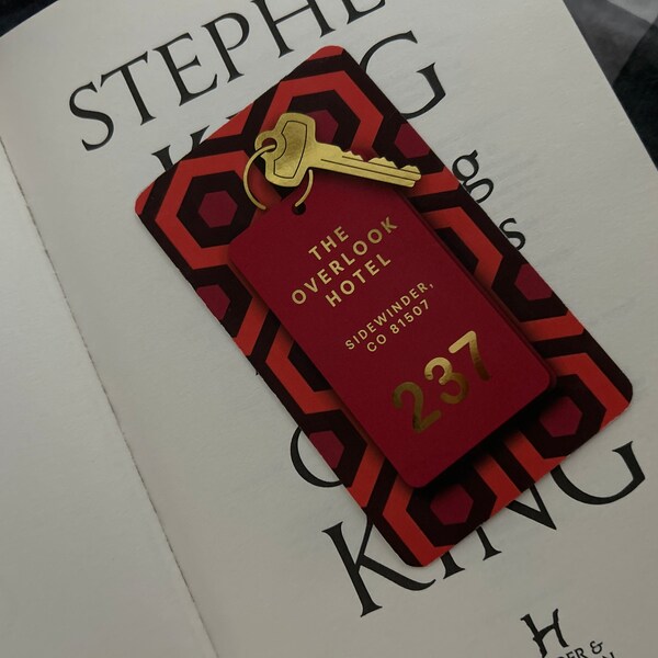 The Shining Overlook Hotel Key Fob Room No. 237 Gold Foil Tarot ...