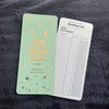 Book Tracker Bookmark Reading List Bookmark Black Polka Dot Cute ...