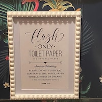 Fully Editable PRINTABLE SIGN ~ Please Help Keep Bathroom Clean ~ Cute ...