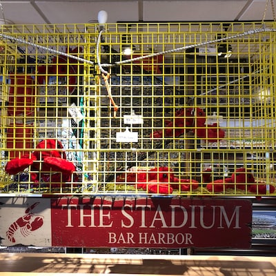 Custom Bar Harbor Maine Wood Lobster Sign Rustic Hand Made Wooden Sign ...