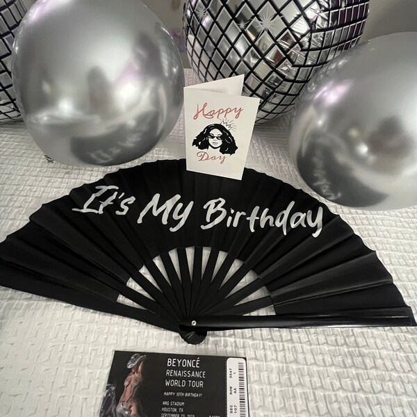 Custom Statement Hand Fan Custom Hand Fan Personalized Fan Rave Fan ...