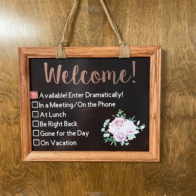 Location Door Signcustom Door Signin Class Signgone for the - Etsy