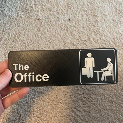 Customizable 3D Printed the Office TV Show Sign and Magnets - Etsy