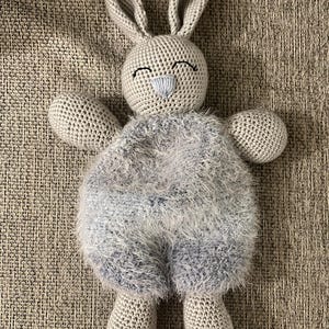 White Bunny Crochet Pattern, Cute Bunny Rabbit Amigurumi Pattern, Diy ...