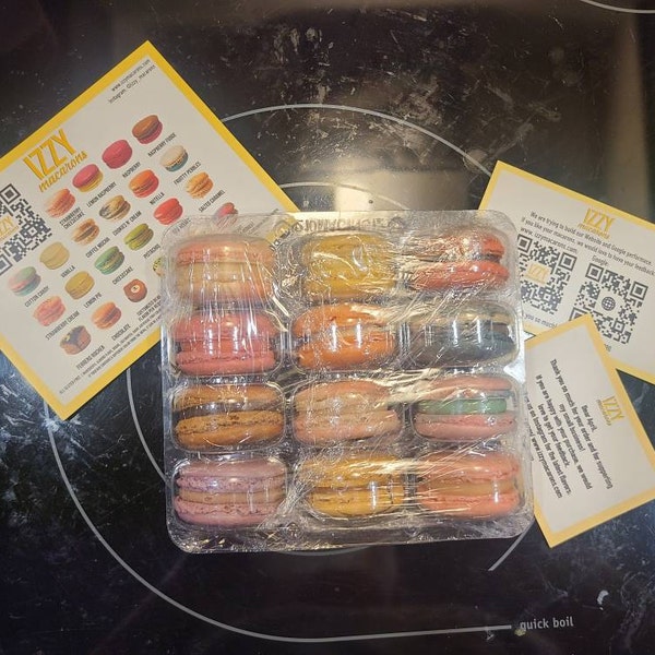 Izzy French Macarons - Surprise Me Flavors- Assorted Standard Packaging ...