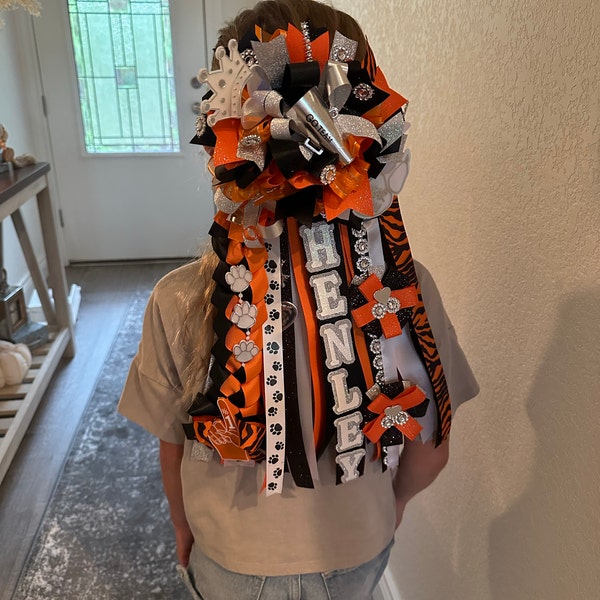 Homecoming Hair Bow Mums & Homecoming Shash Mums - Etsy