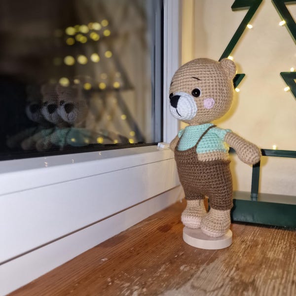 PDF Bruno the Bear/crochet Pattern in English and Polish/digital ...