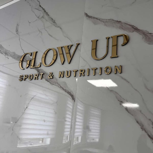 Large Entryway Sign for Wall , Custom Acrylic Lobby Sign , Double Sided ...