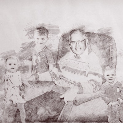 Custom Family Drawing From Photo Personalized Family Portrait - Etsy