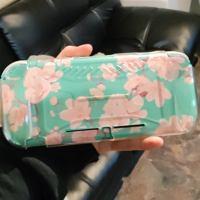 Cherry Blossom Mint Green Nintendo Switch Lite Wrap Skin - Etsy