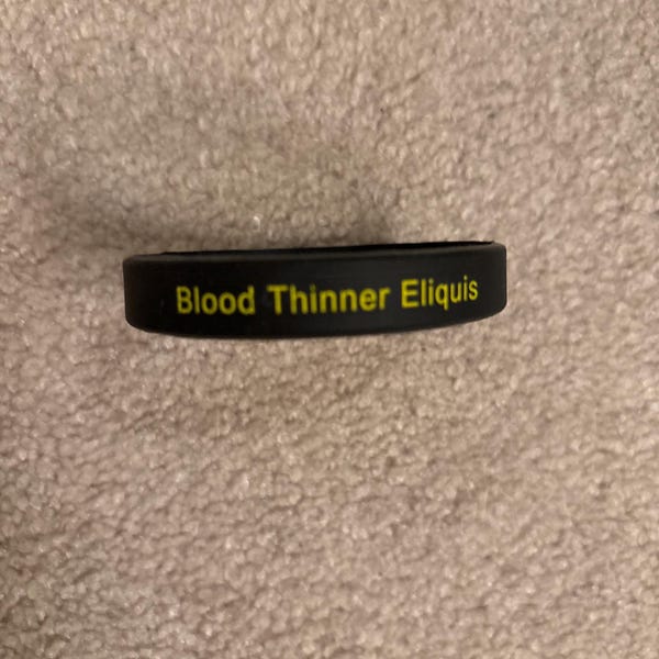 Silicone Medical Alert Bracelet – Custom Engraved ID Wristband - Etsy