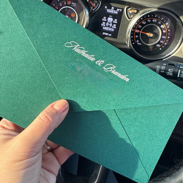Cream Metallic Laser Cut Jacket Only Diy Invitation Elegant Laser