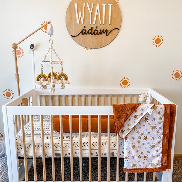 Wall Decal - Boho Sun - Sun Wall Sticker - Etsy